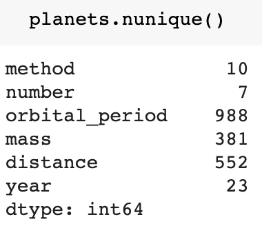 [Python] 고유값 & 고유값의 개수 & 값의 개수 :: unique / nunique / value_counts