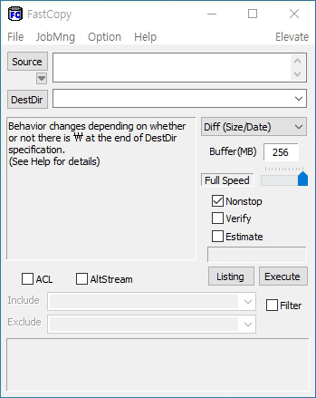 FastCopy 소개, 사용법, 다운로드