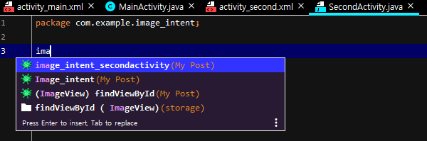 [JAVA][Android] intent를 사용하여 이미지 보내기