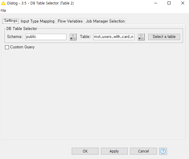 [KNIME] PostgreSQL 연결 — 데이터 분석 기록
