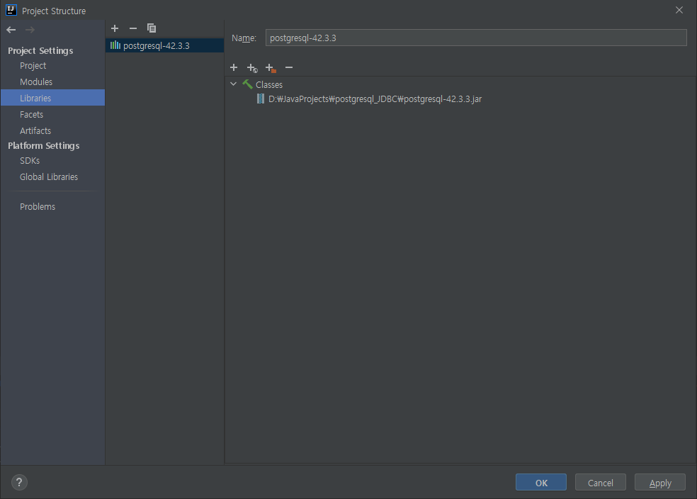 PostgreSQL 환경설정 Intellij로 connect하기 + java code로 실행하기 :: 점심 나가서 먹는 사람