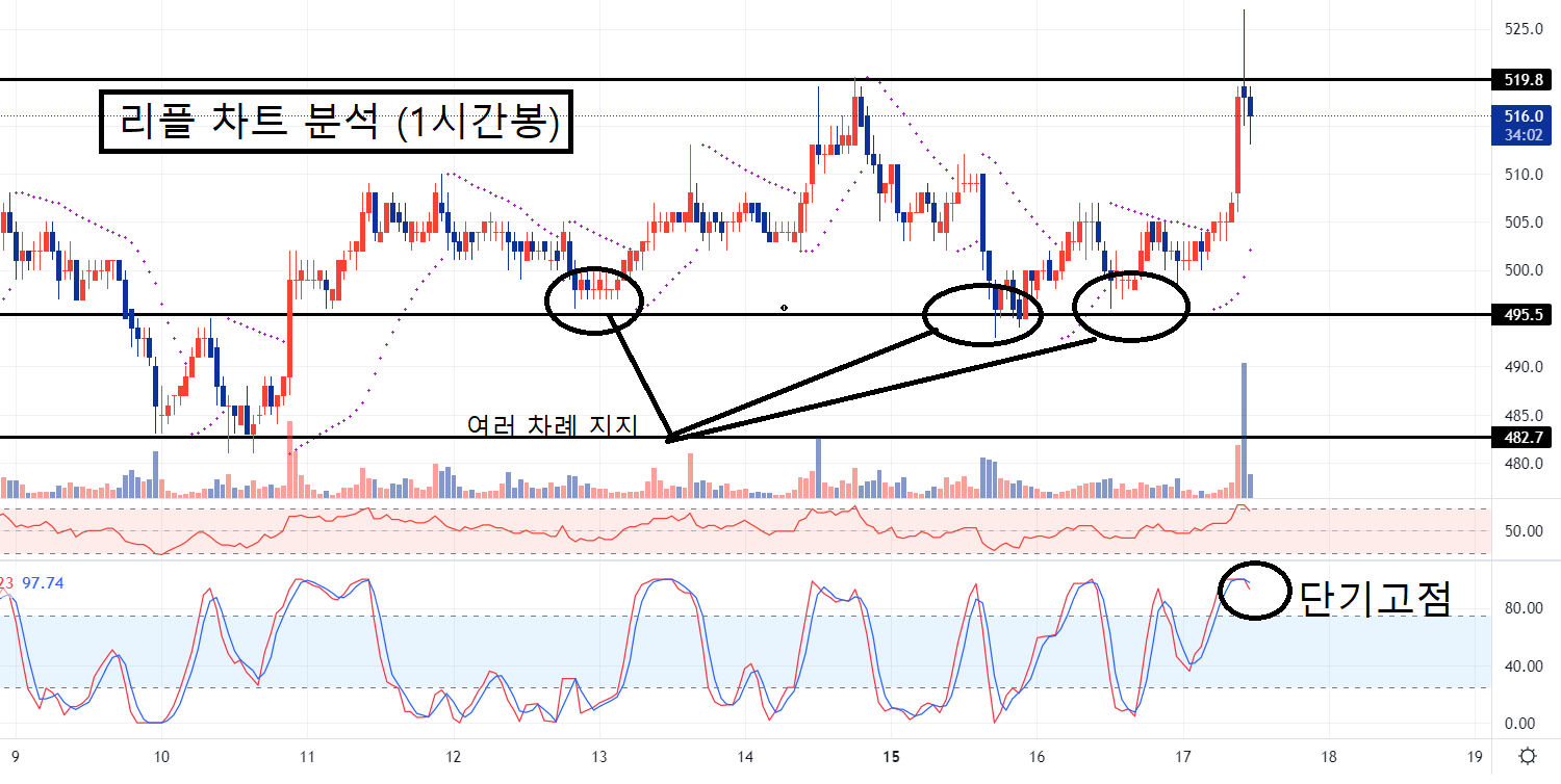 리플xrp코인 차트 완벽 분석 리플 코인의 전망은 어떻게 될 것인가 리플 코인 차트 분석을 통해 앞으로의 리플 가격을 알아보자