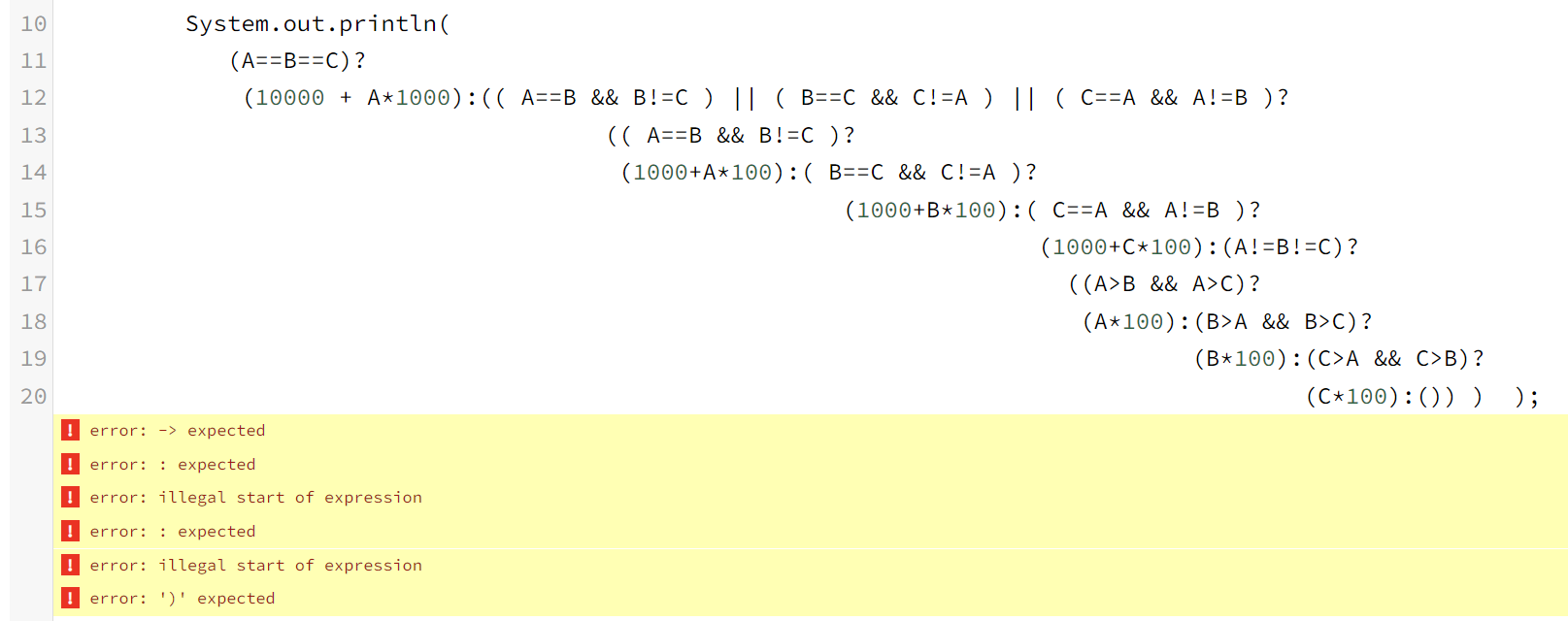 [백준_JAVA] 2480번 주사위 세개