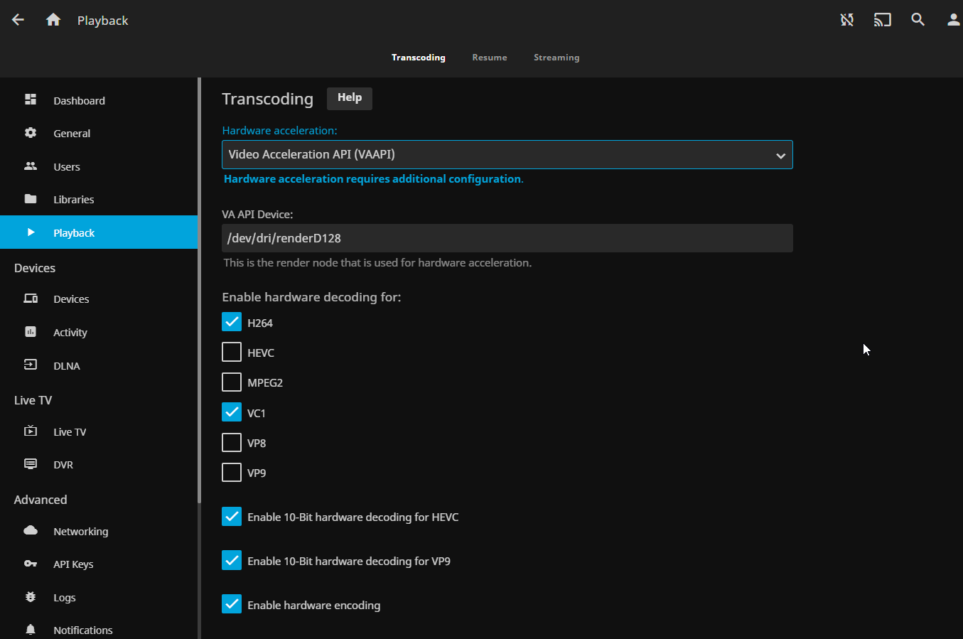 Synology에 docker로 Jellyfin 설치(HW 인코딩)