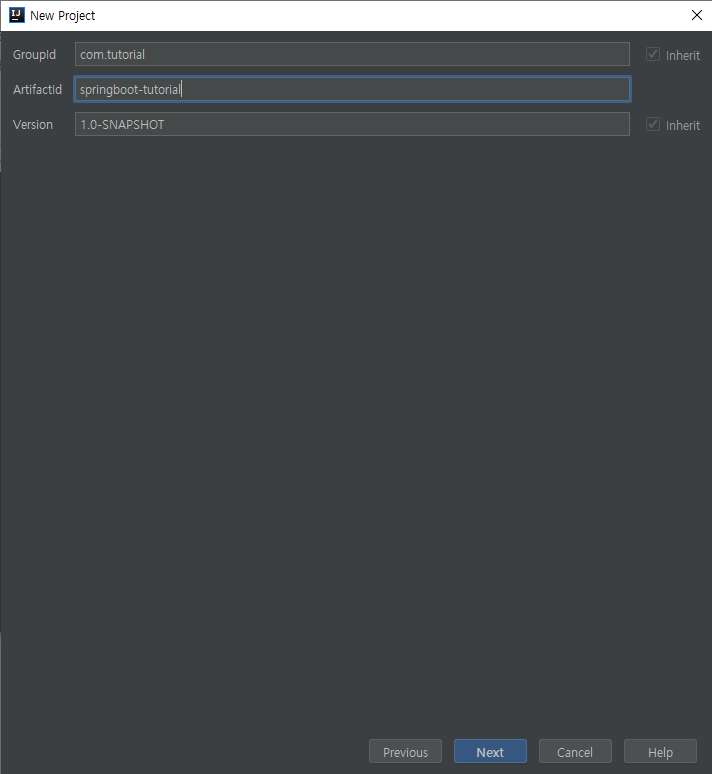 Springboot Intellij인텔리제이에 Springboot스프링부트 프로젝트 시작하기