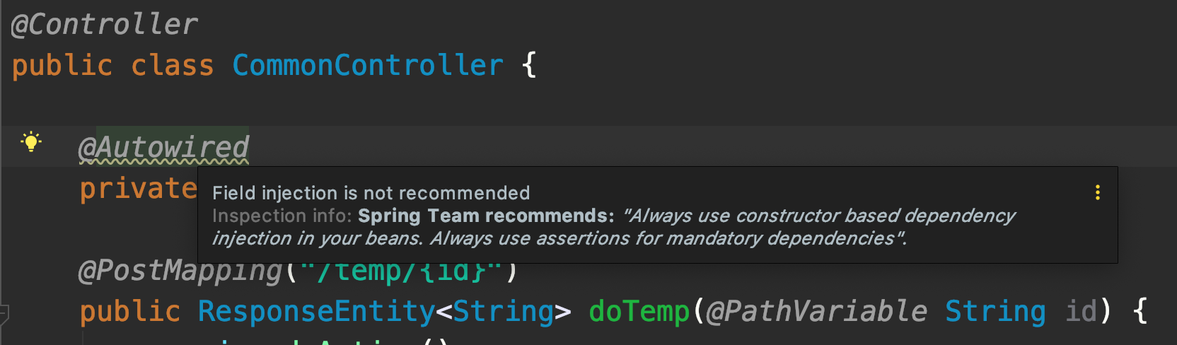 [Spring] Field Injection은 왜 나쁜가?
