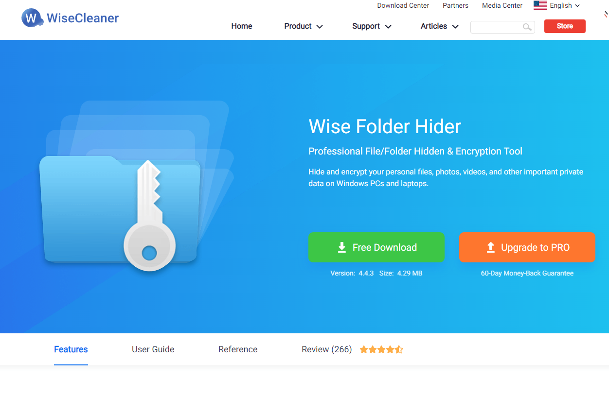 윈도우 USB , 파일 , 폴더 까지 전부 암호화 할수 있는 프로그램 Wise Folder Hider - 코리안팁s