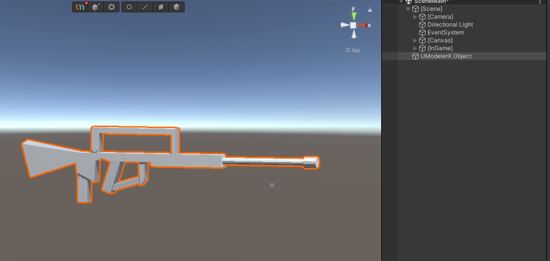 Unity Asset) UModeler X - 모델링 수정하기(Modeling Modify) -2