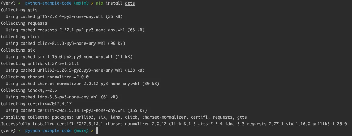 [Python] 파이썬 gtts 모듈을 이용한 텍스트 음성 변환 방법