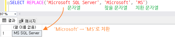 [MSSQL] 문자열 치환 방법 3가지 (REPLACE 함수)