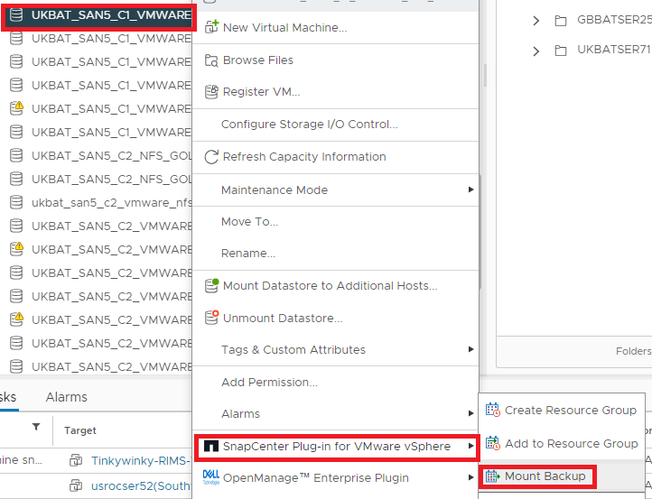 [vSphere] Backup Not Shown in DB List