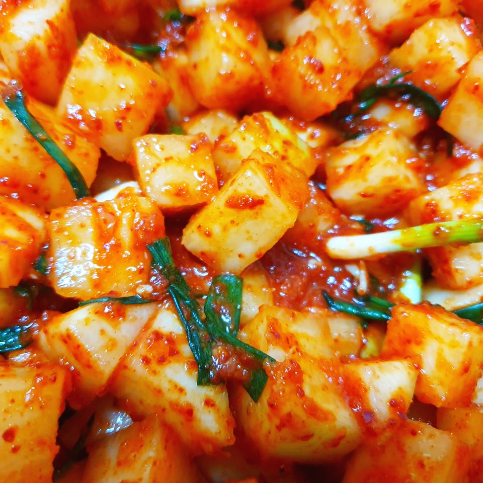 시원한 여름 깍두기 맛있게 담는법