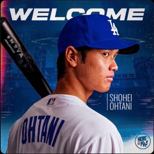 오타니 쇼헤이 LA 다저스와 10년 7억달러 FA계약