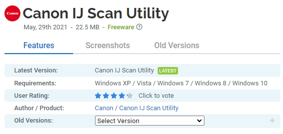 Canon IJ Scan Utility 무료 다운로드