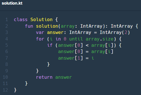 가장 큰 수 찾기 코틀린(Kotlin) — BonusTrack02.dev