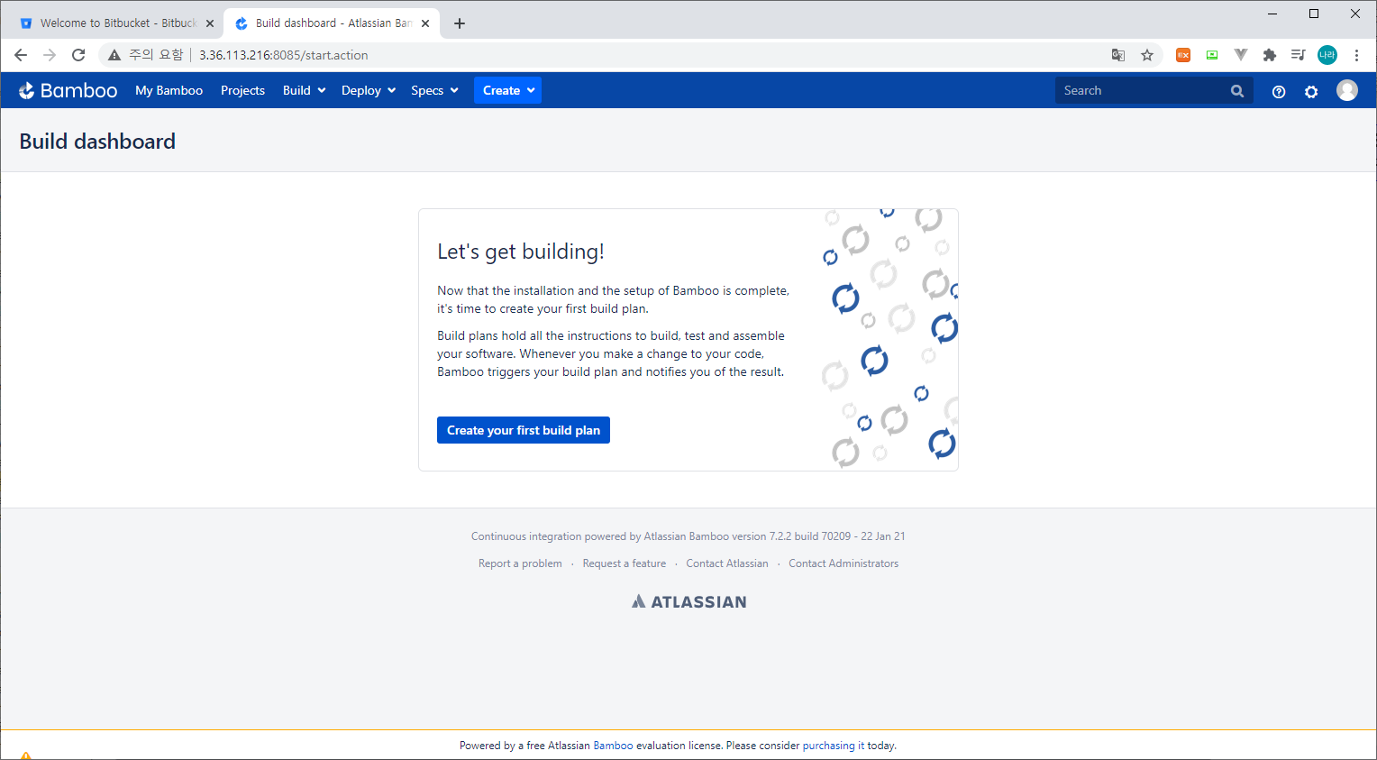 Bitbucket/Bamboo 구축하기 : 네이버 블로그