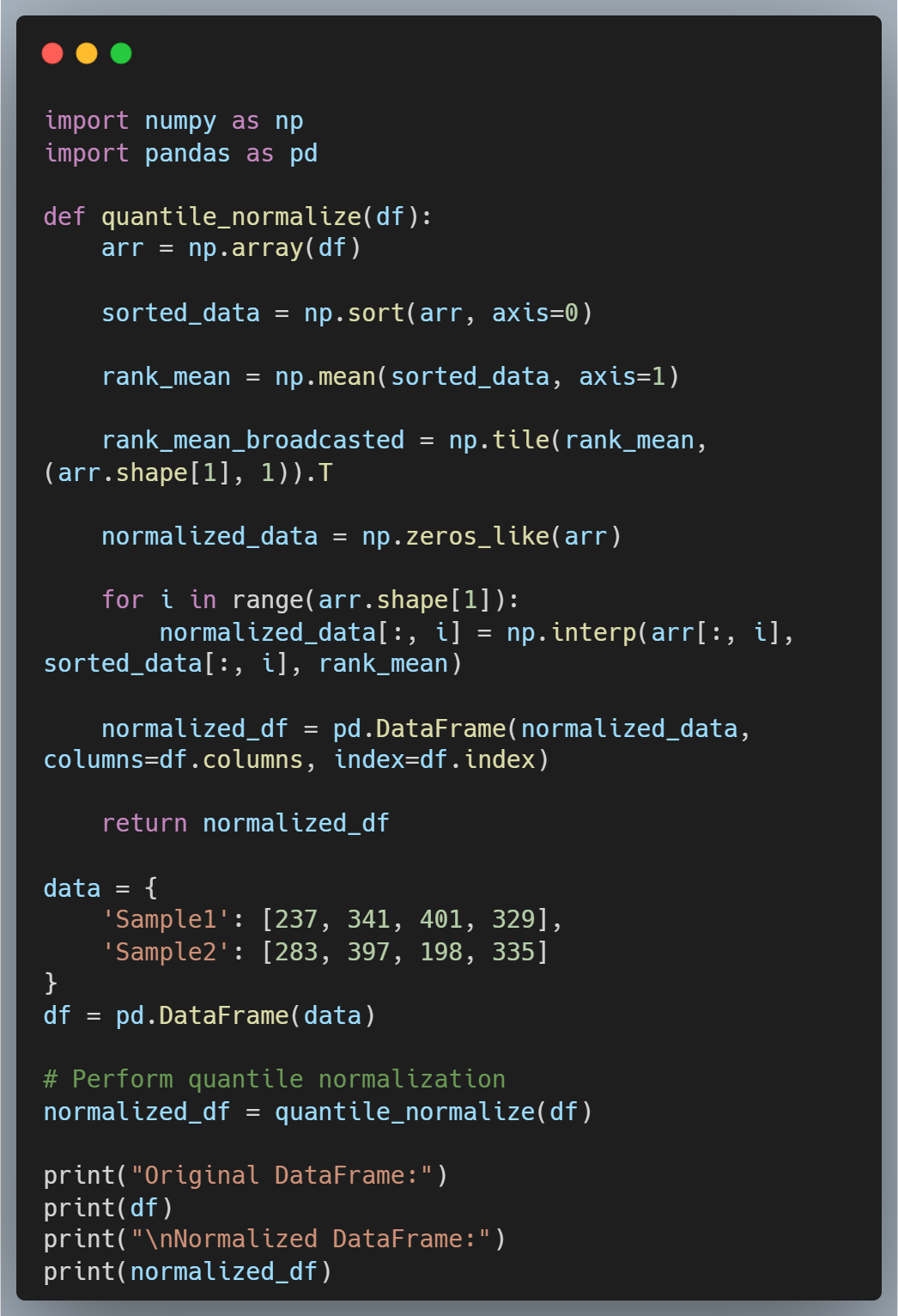 [Proteomics] Quantile normalization (RMA) — 개발자인척하는 생물학도