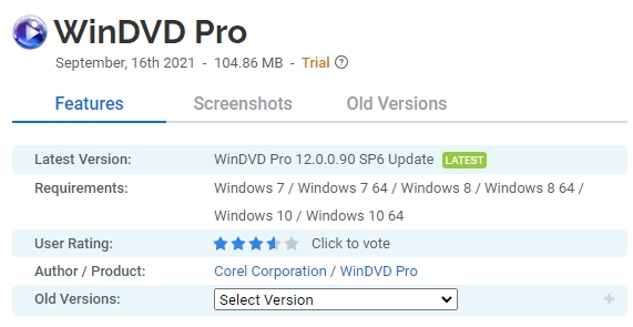 WinDVD Pro 무료 다운로드