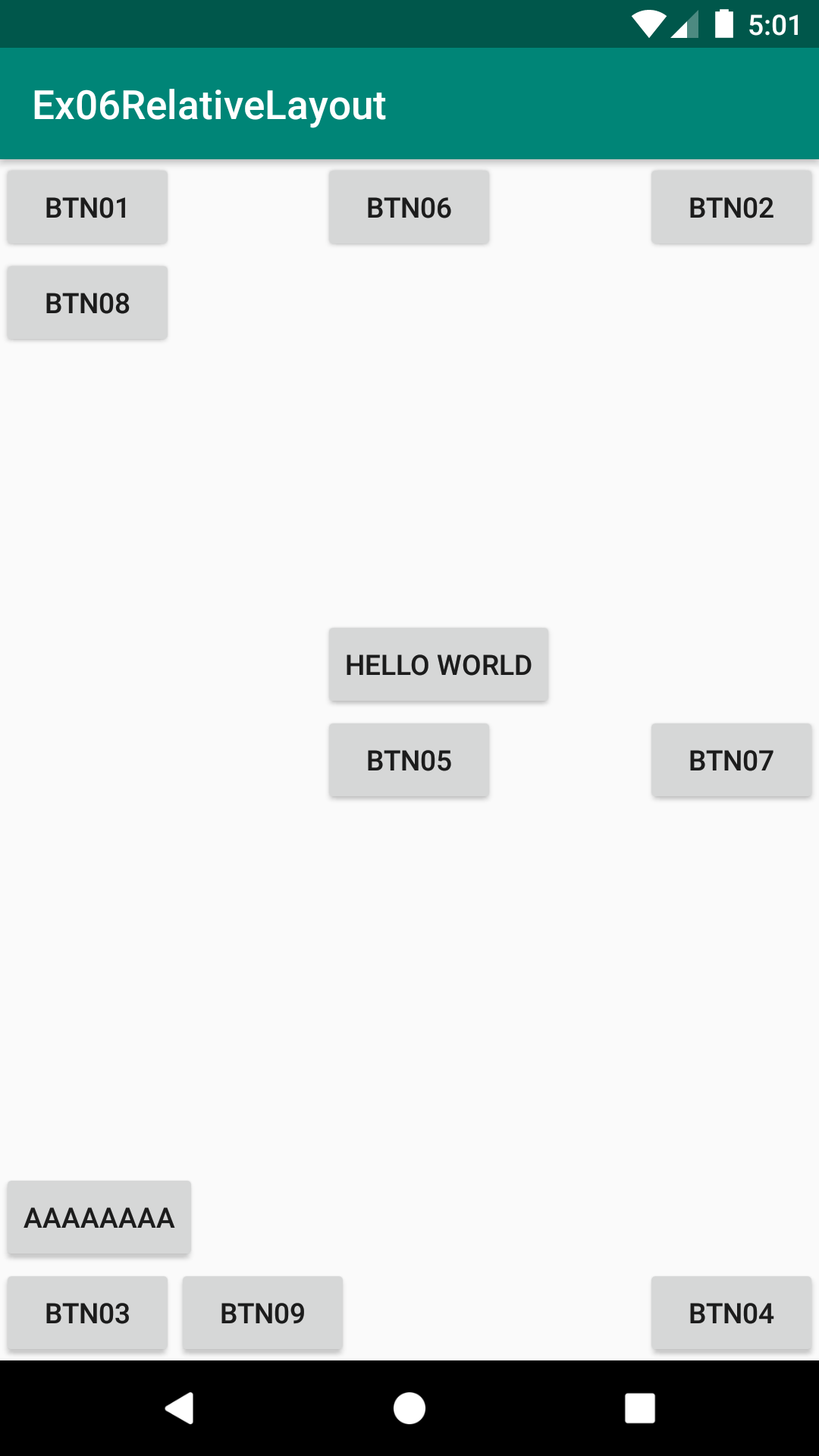 [ Android ] RelativeLayout 를 이용한 View들 배치 - 안드로이드 앱 프로그래밍 수업 예제#6 ...