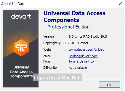 [devart unidac] oracle(오라클) 접속 방법