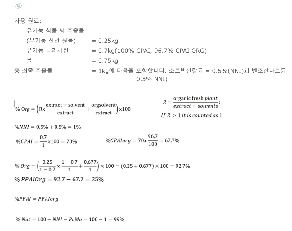 국내외 유기농 화장품 인증 기준 및 ISO 16128 작성법