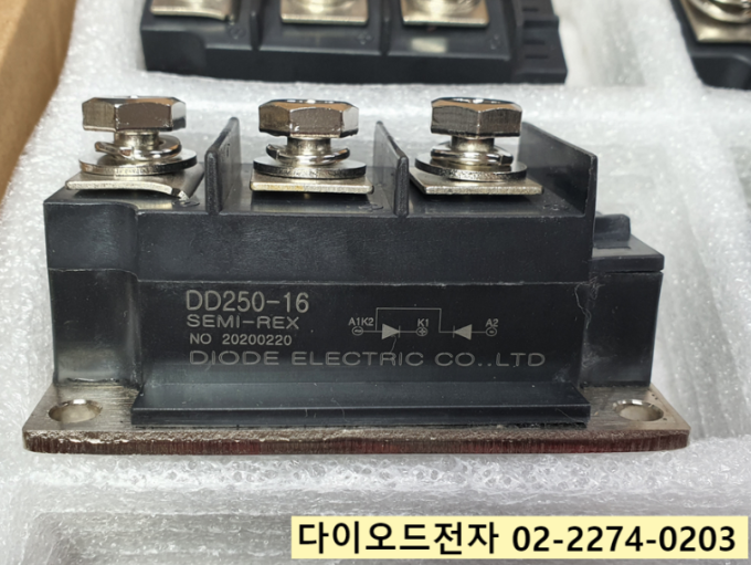 DD250-16 판매중 250A 다이오드 모듈 SEMI-REX