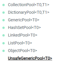 유니티 리스트 풀 Unity ListPool 로 리스트 최적화 - 맨텀