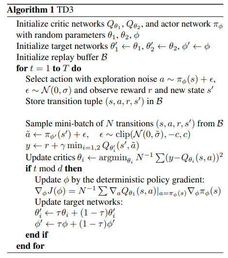 TD3 리뷰 : Addressing Function Approximation Error in Actor-Critic Methods