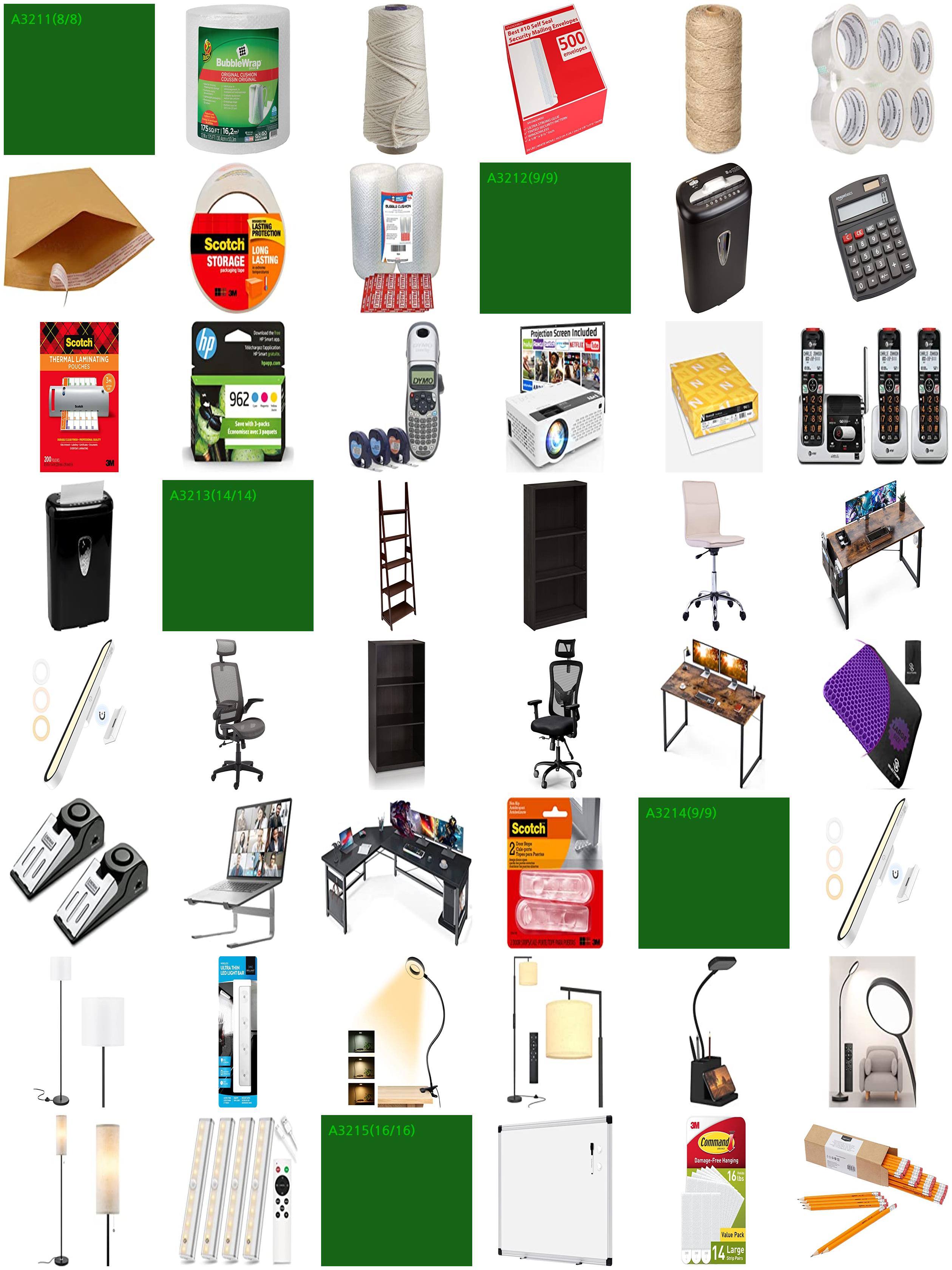 [A] Images of Newly Outstanded Items on A32