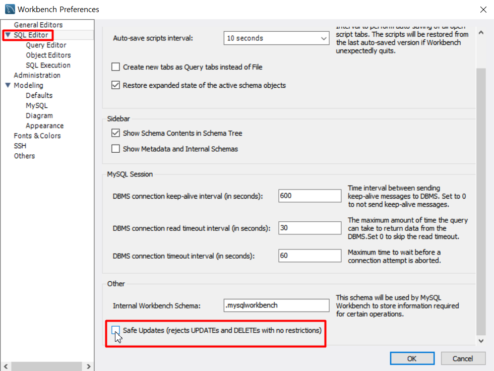 MySQL workbench에서 delete 안 될 때 해결방법 (error code: 1175) by bskyvision.com
