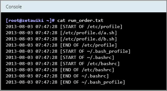 [리눅스] 환경설정 파일 적용 순서 알아보기(~/.bashrc, ~/.bash_profile)