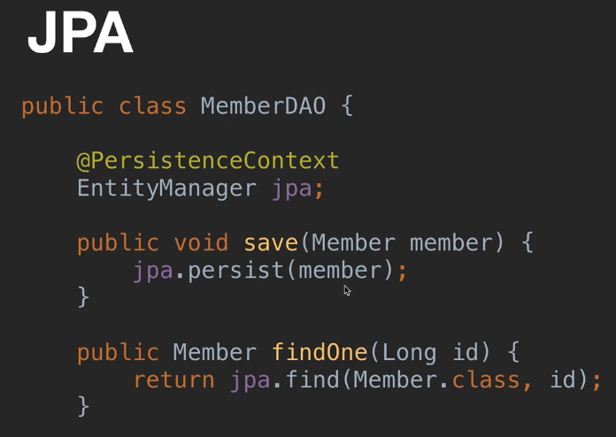 JPA #1 객체를 데이터로 저장하는 방법