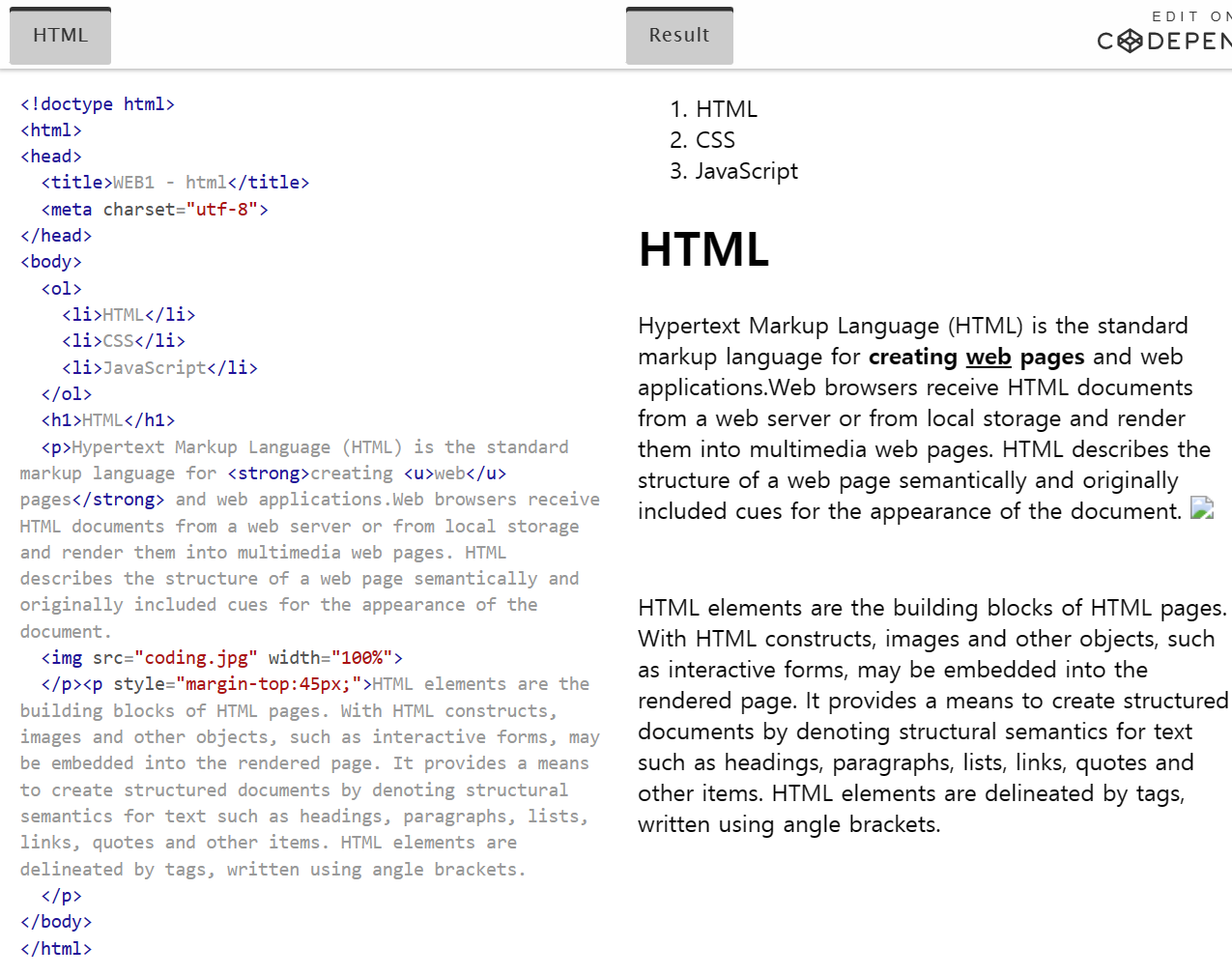 [생활코딩] WEB1 - HTML & Internet 03 ~ 15 / WEB2 - CSS 01 ~ 09