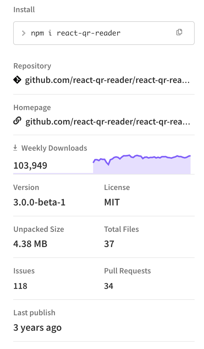 [React] 리액트 QR 코드 스캔하기 (react-qr-reader) — 현기의 개발블로그