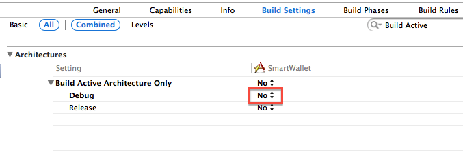 No architectures to compile for (ONLY_ACTIVE_ARCH=YES, active arch=armv7s, VALID_ARCHS=armv7)
