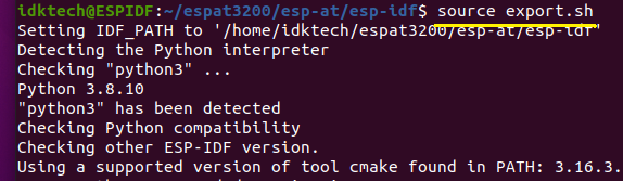 Ideas for Developers :: ESP32 AT command 펌웨어 직접 빌드 하기