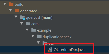 [Querydsl] Dto Q파일 만들기