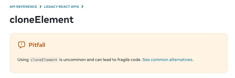 [React] cloneElement로 변수에 담긴 컴포넌트 활용하기 — 압축성장POWER