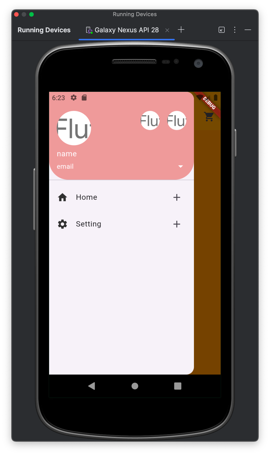 [Flutter] Drawer :: Be OK