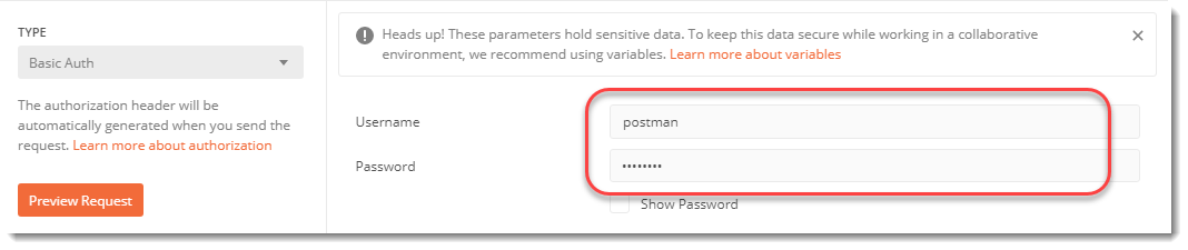 테스트의 모든것 Postman의 기본 인증 Basic Authentication