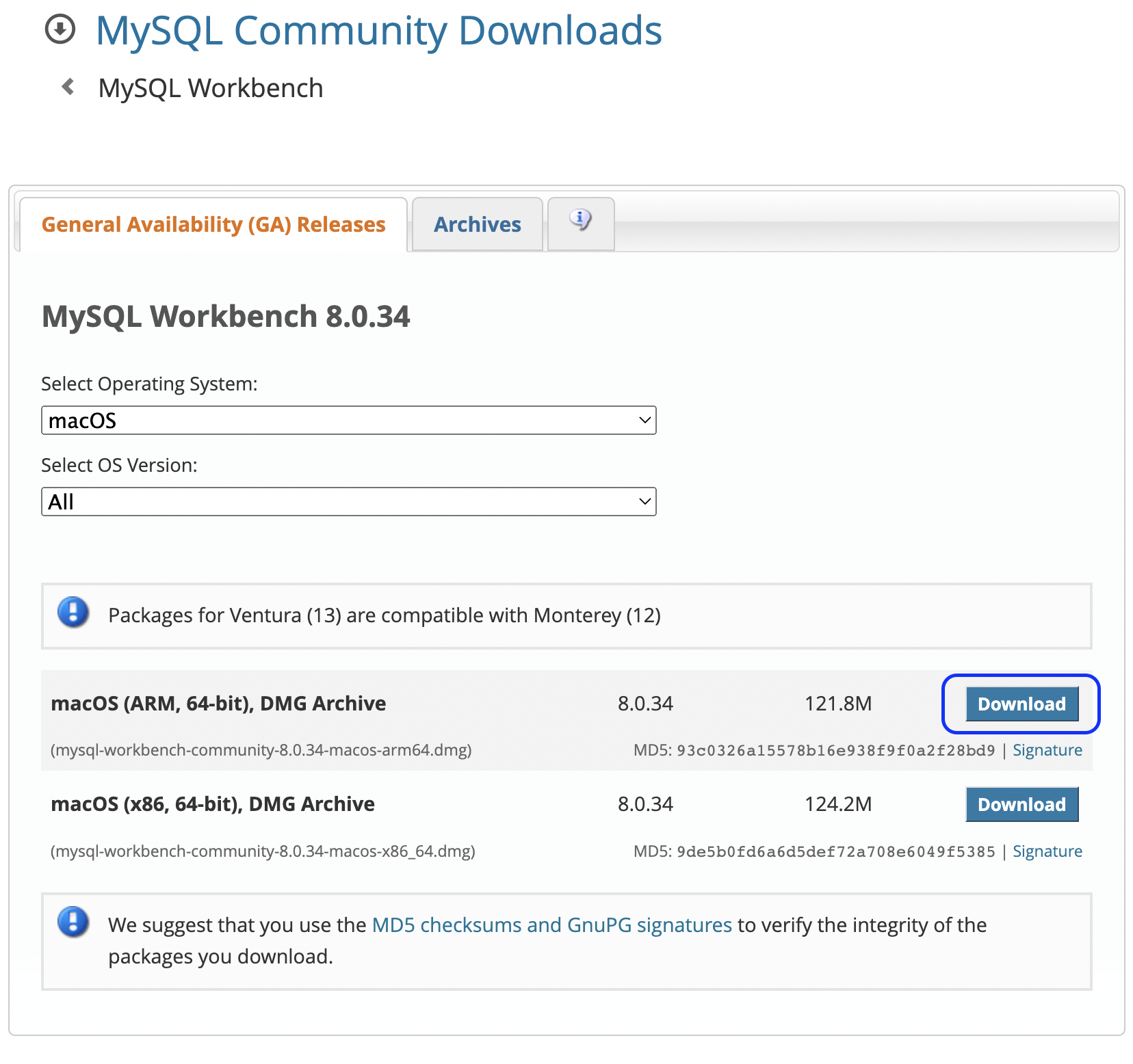 [MySQL] Mac에 MySQL 및 Workbench 설치하기