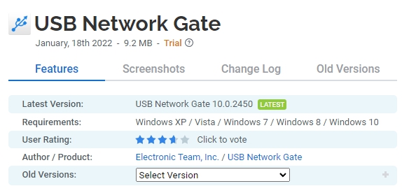 USB Network Gate 무료 다운로드