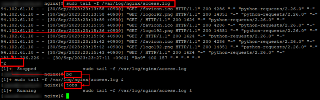 [Linux] How to run in the background and foreground