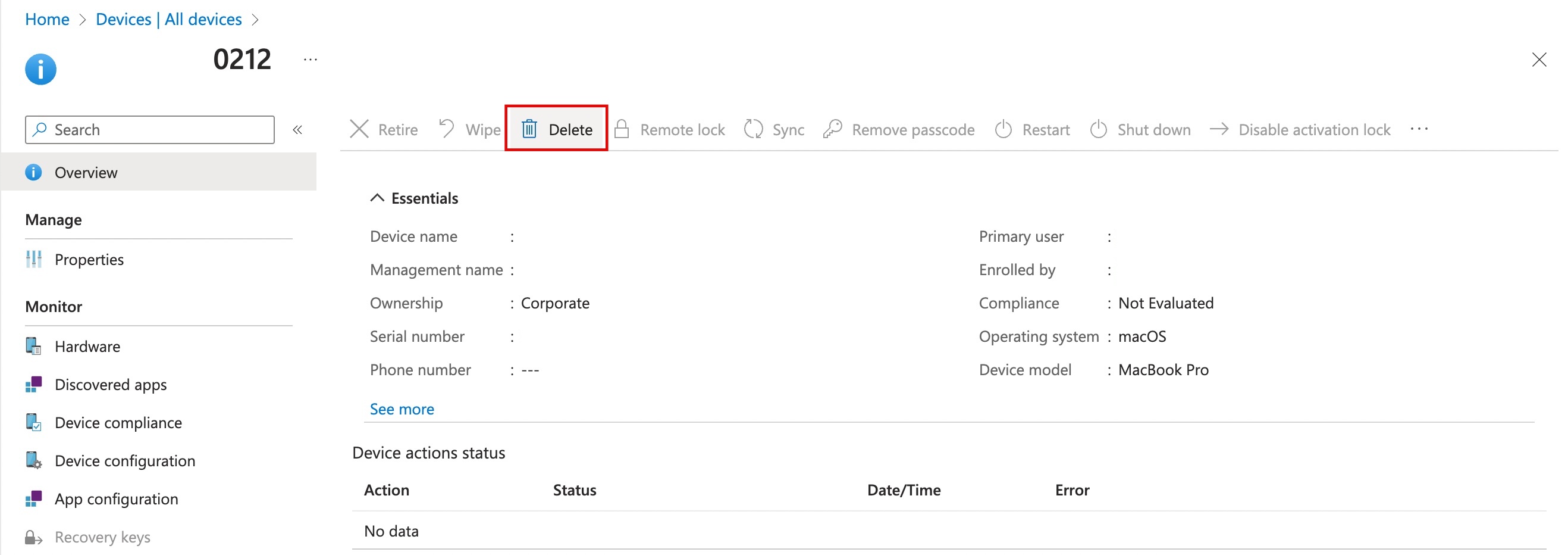 Mac에서 Intune Profile 삭제 방법 :: Benjamin's Note