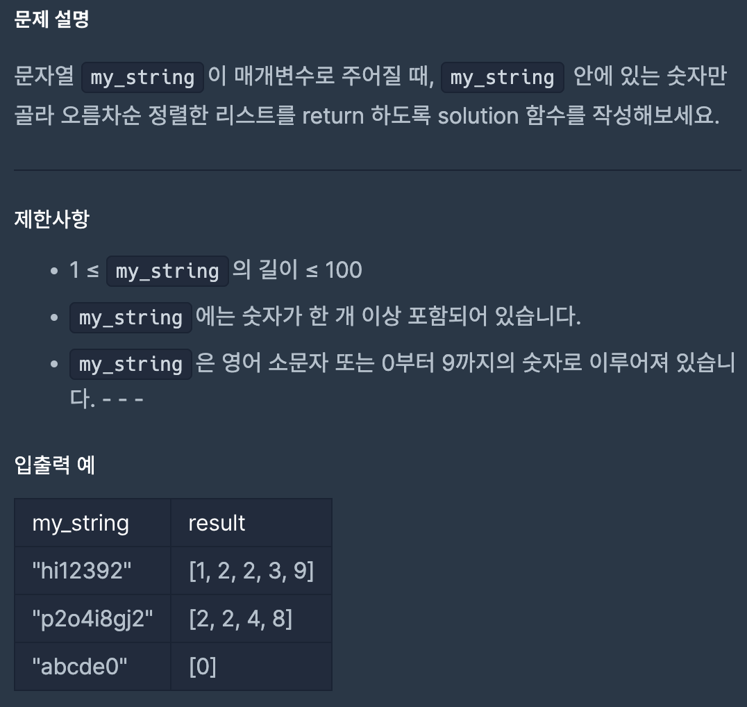 [프로그래머스 / lv 0] 문자열 정렬하기(1) (JAVA)