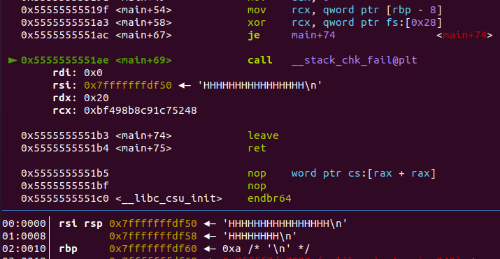 [System][Dreamhack] 메모리 보호 기법 memory mitigation - Stack Canary — 3omh4