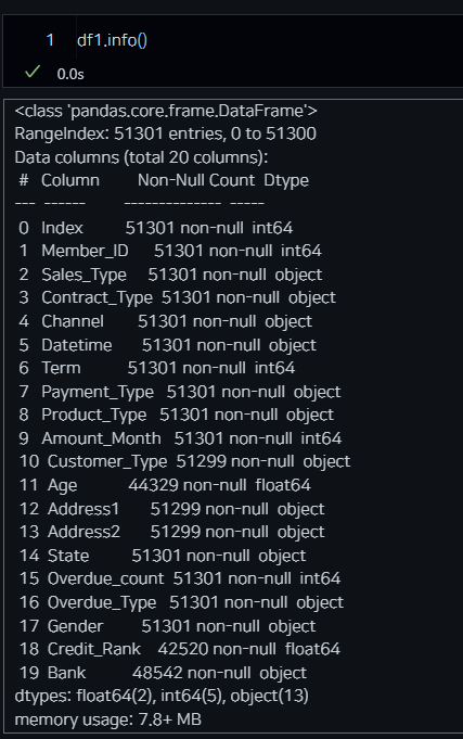 [Python] 파이썬으로 기술통계량 확인하기 :: info / describe / unique / value_counts