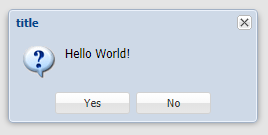[ExtJS] 다양한 MessageBox / alert
