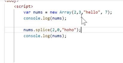 splice() / slice() / indexof() / JSON생성방법 :: HaileyKim