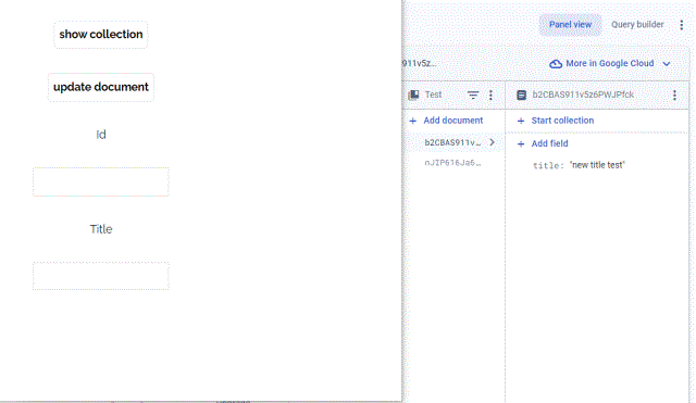 Update data from Firebase Firestore